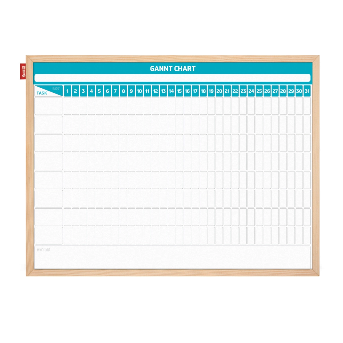Tablica suchościeralno-magnetyczna Memobe Gannt Chart Lean Board ...