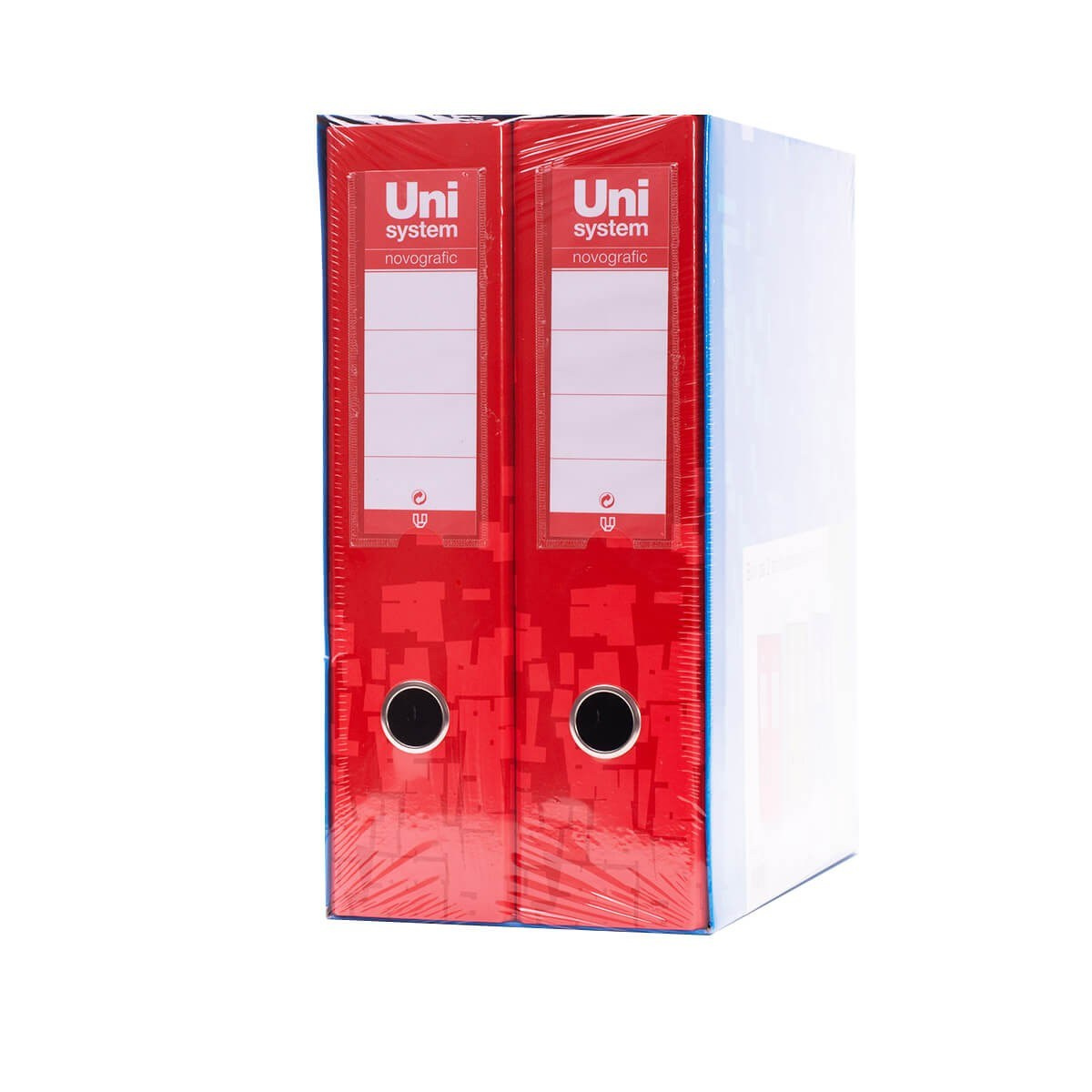 Segregator A4 szeroki 70mm Unisystem 2 sztuki + pudełko - Extrabiuro.pl